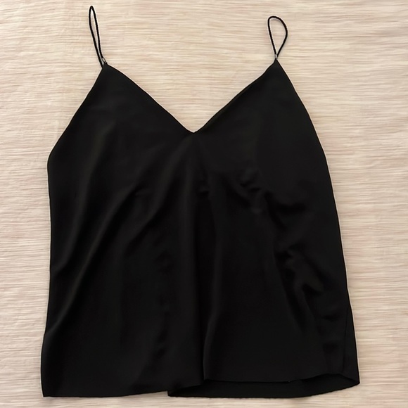 Zara | Tops | Zara Silk Spaghetti Strap Top | Poshmark